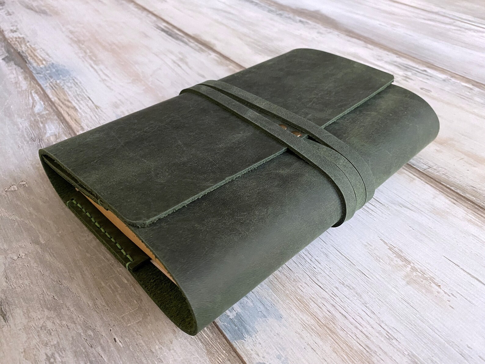 Rustic Leather Book Cover Leather Journal Case Journal Cover | Etsy