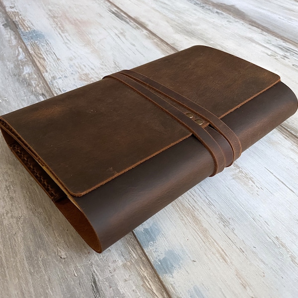 Rustic Leather Book - Etsy