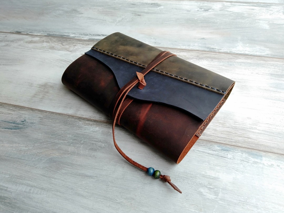 Leather Book Cover Leather Journal Case Journal Cover Bible Cover ...
