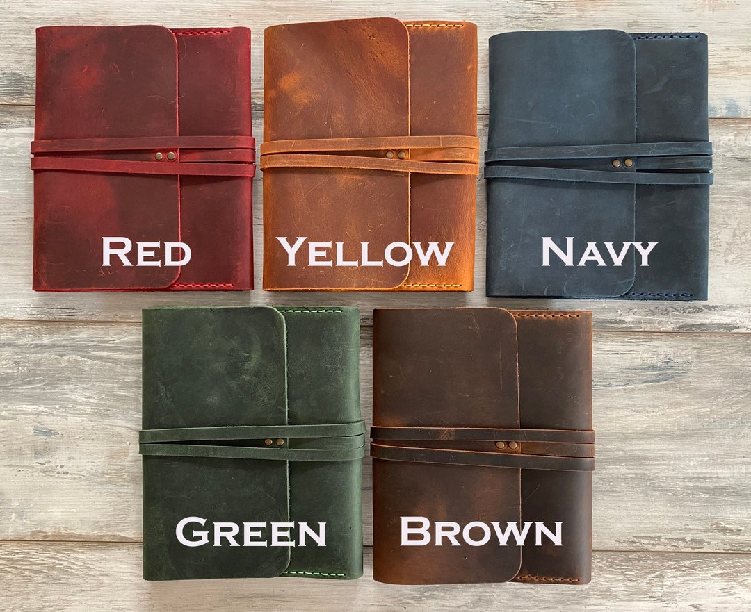 Rustic Leather A5 Sketchbook Cover Leather Drawing Book Cover Leather ...