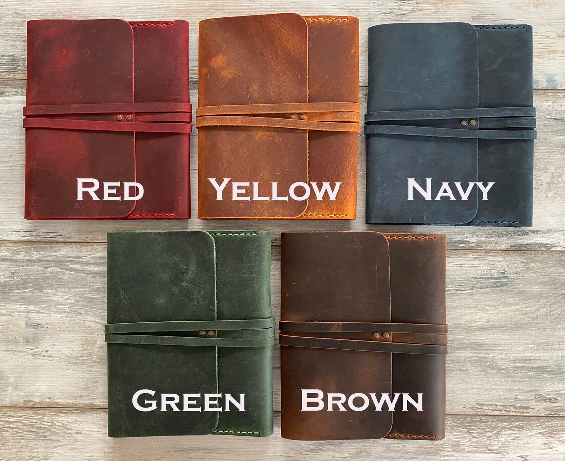 Rustic Leather A5 Sketchbook Cover Leather Drawing Book Cover Leather ...