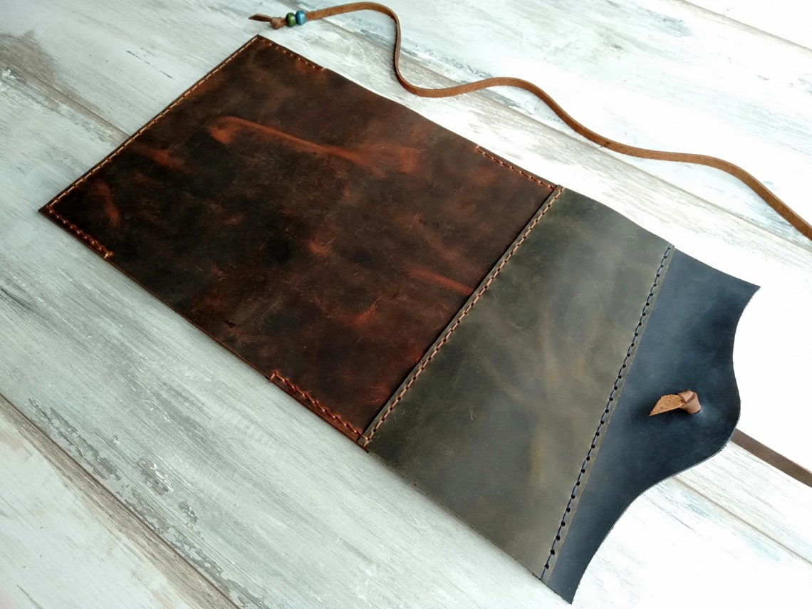 Leather Book Cover Leather Journal Case Journal Cover Bible - Etsy