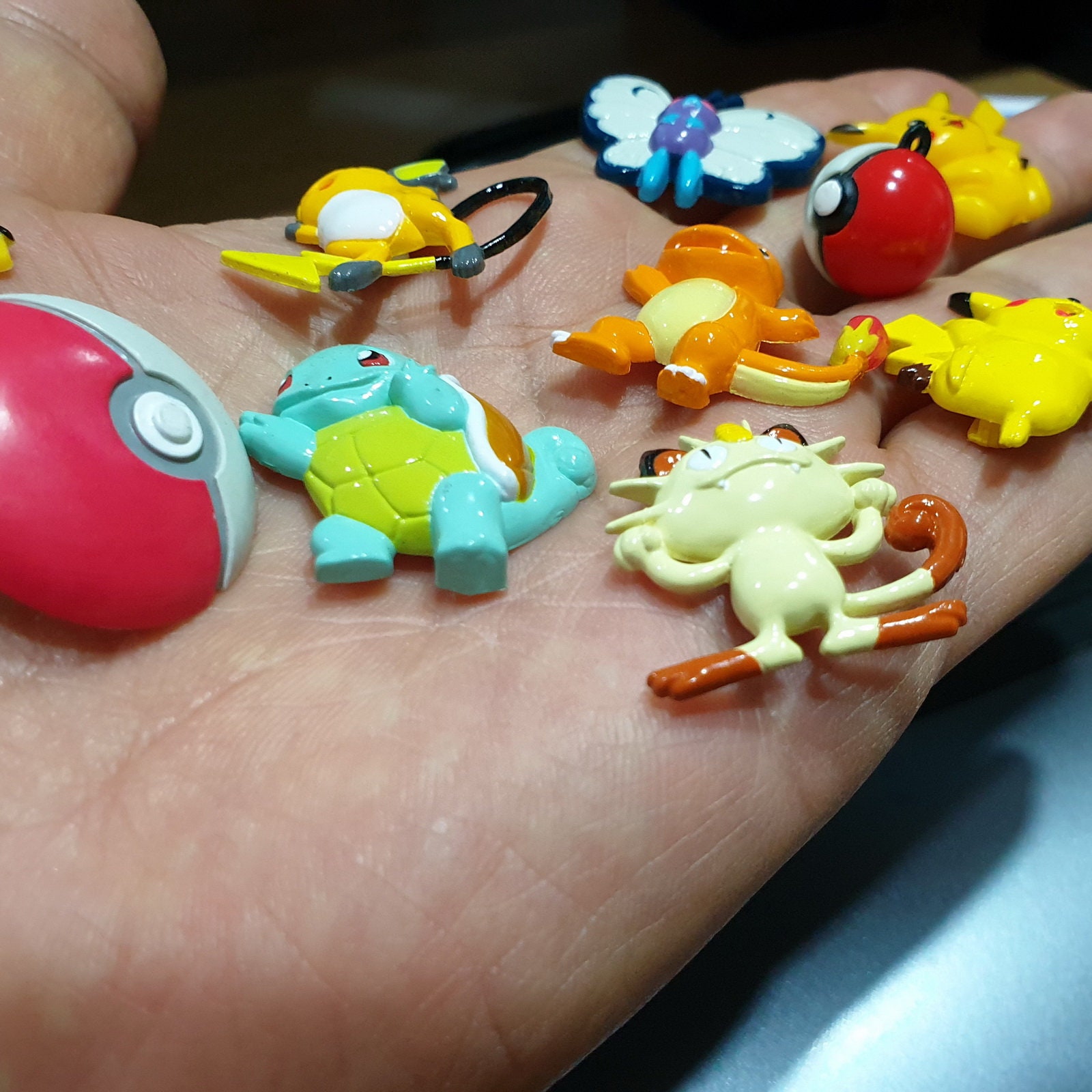 Poketmon Miniature 10pcs Attach your poketmon anywhere Made | Etsy