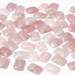 Natuarl Rose Quartz Rectangle Checker Cut 8x10mm to 20x25mm Wholesale ...