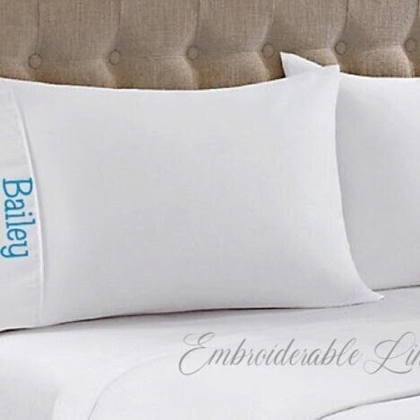 Embroidered Pillow - Etsy