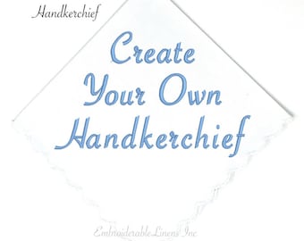 No Ugly Crying™ Wedding Handkerchief Embroidered in Your - Etsy