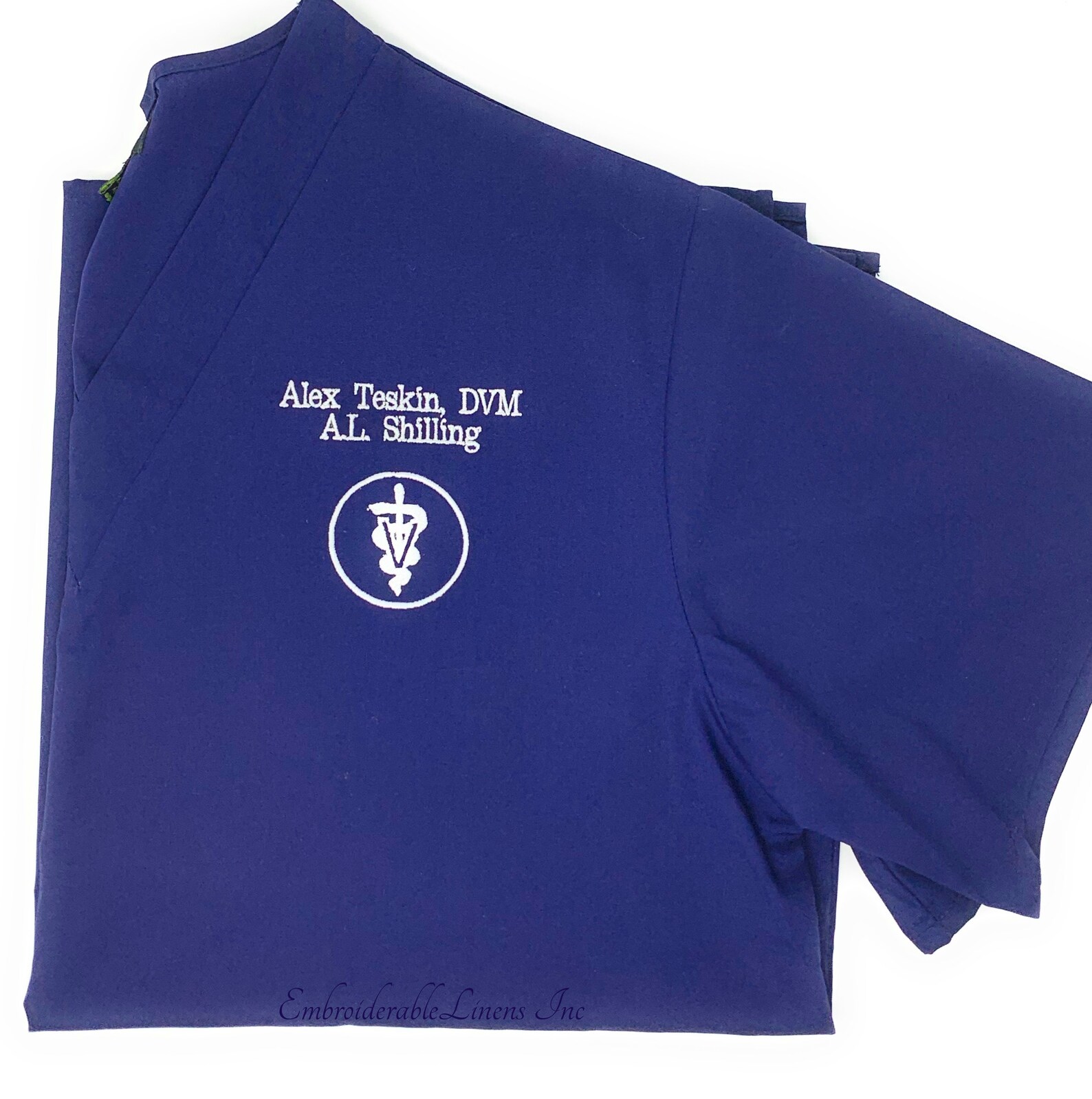Custom Embroidered Scrub Set, Personalized Medical Apparel - Etsy