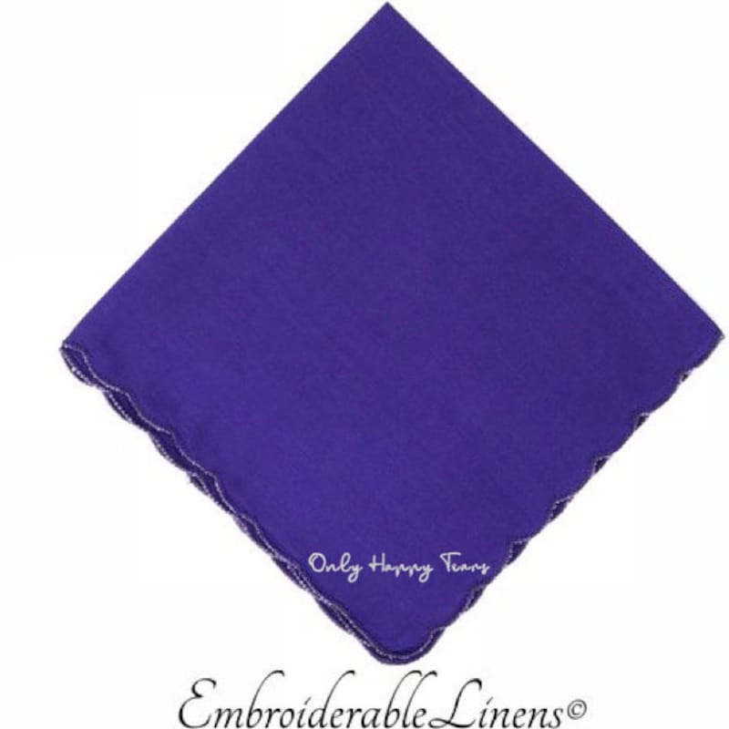 Purple Handkerchiefs - Etsy