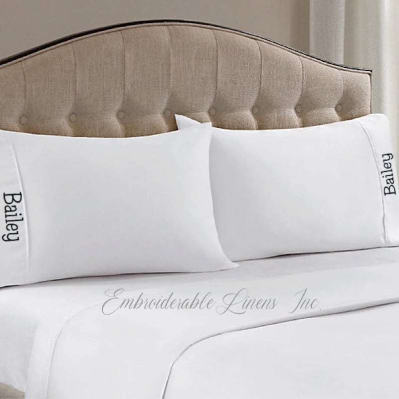 Personalized Pillowcases - Etsy