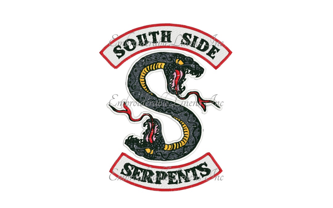 South Side Serpents - Embroidery Machine Design- 8inx10in -INSTANT ...