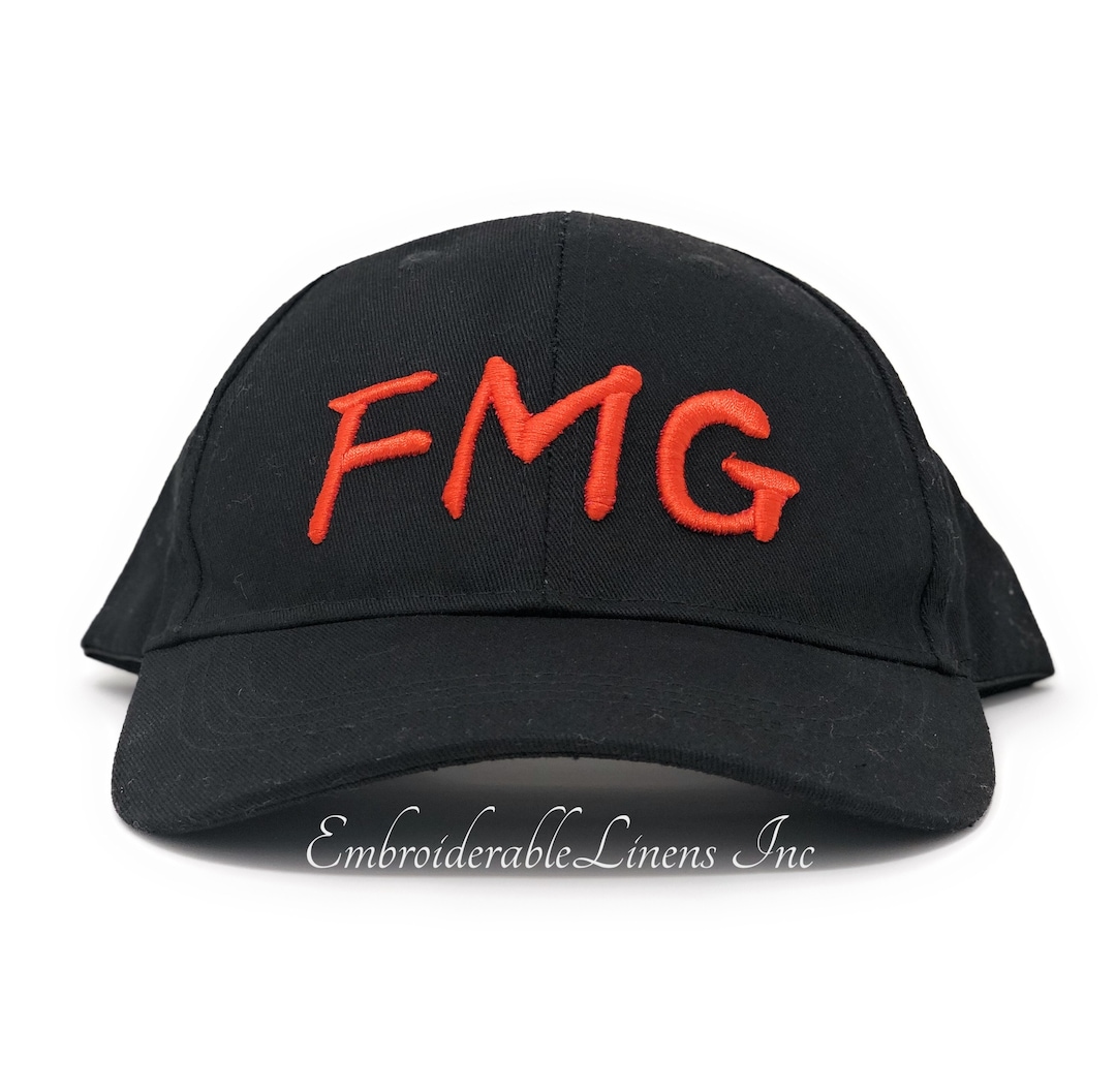 Hat Custom Embroidered With Your Choice of Font, Thread Color, and ...