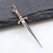 2pcs Stainless Steel Sword Charm Sword Pendant Knife Charm - Etsy