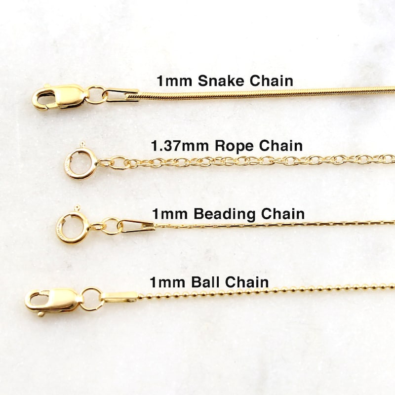 16 Inch Gold Chain - Etsy