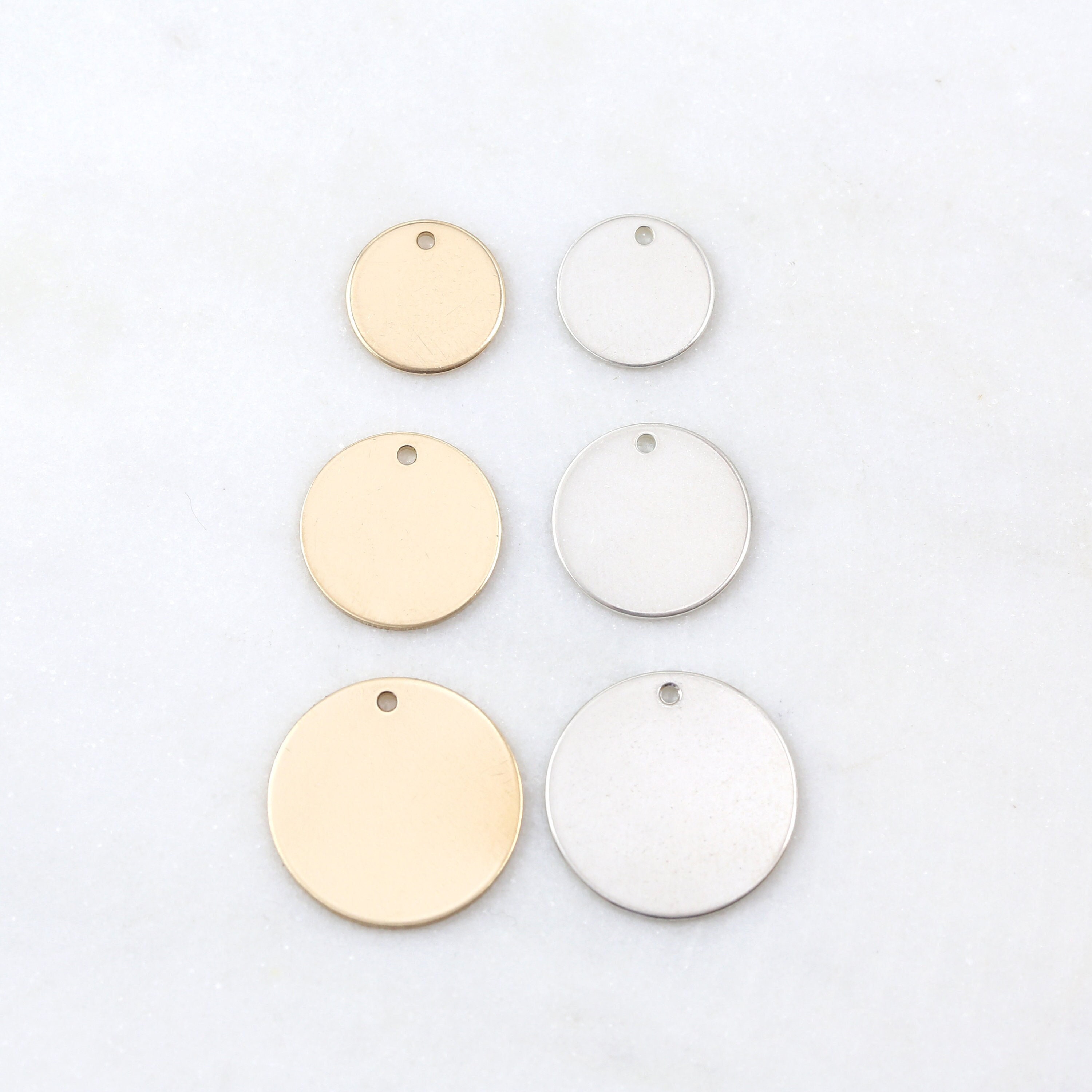 Blank Gold Medallion