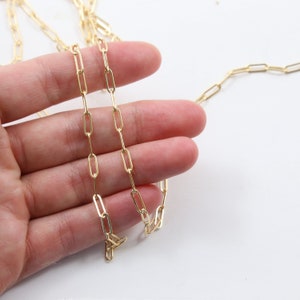 3x9mm Thick Elongated Flat Link Rectangle Drawn Cable Chain Box Chain ...