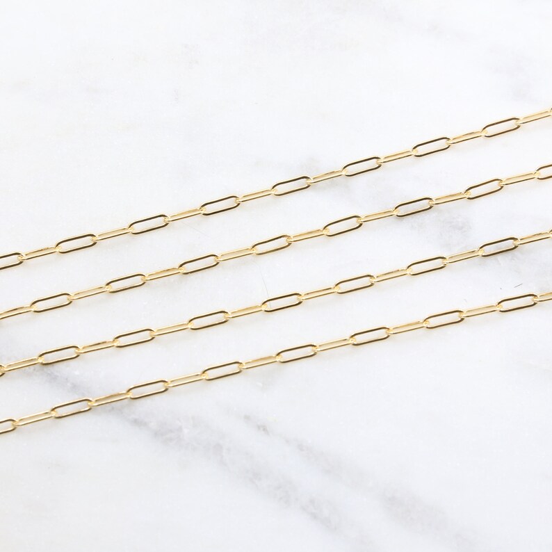 3x9mm Thick Elongated Flat Link Rectangle Drawn Cable Chain | Etsy