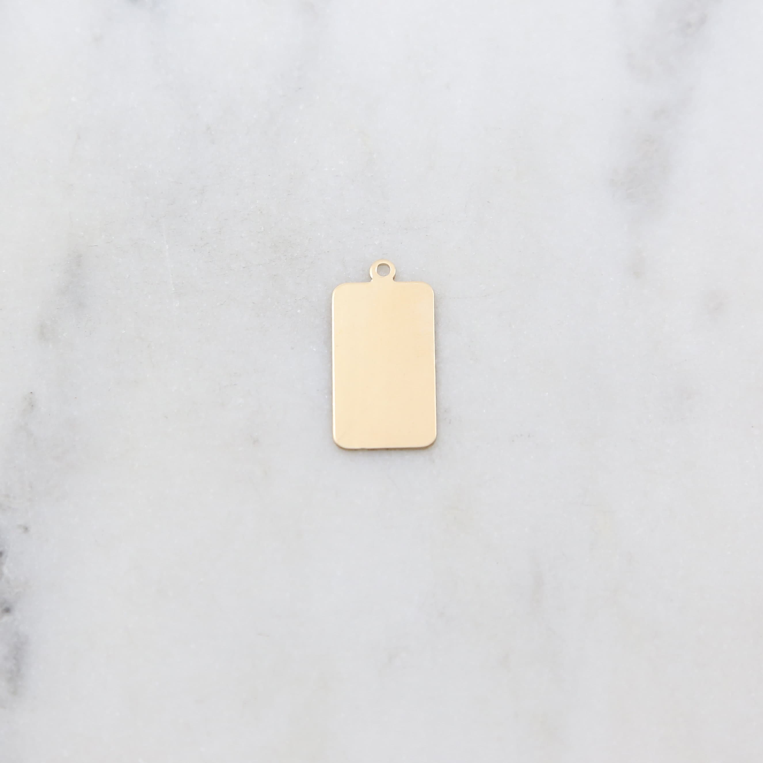 14K Gold Filled Rectangle Medium 18mm X 10mm Stamping Blank - Etsy