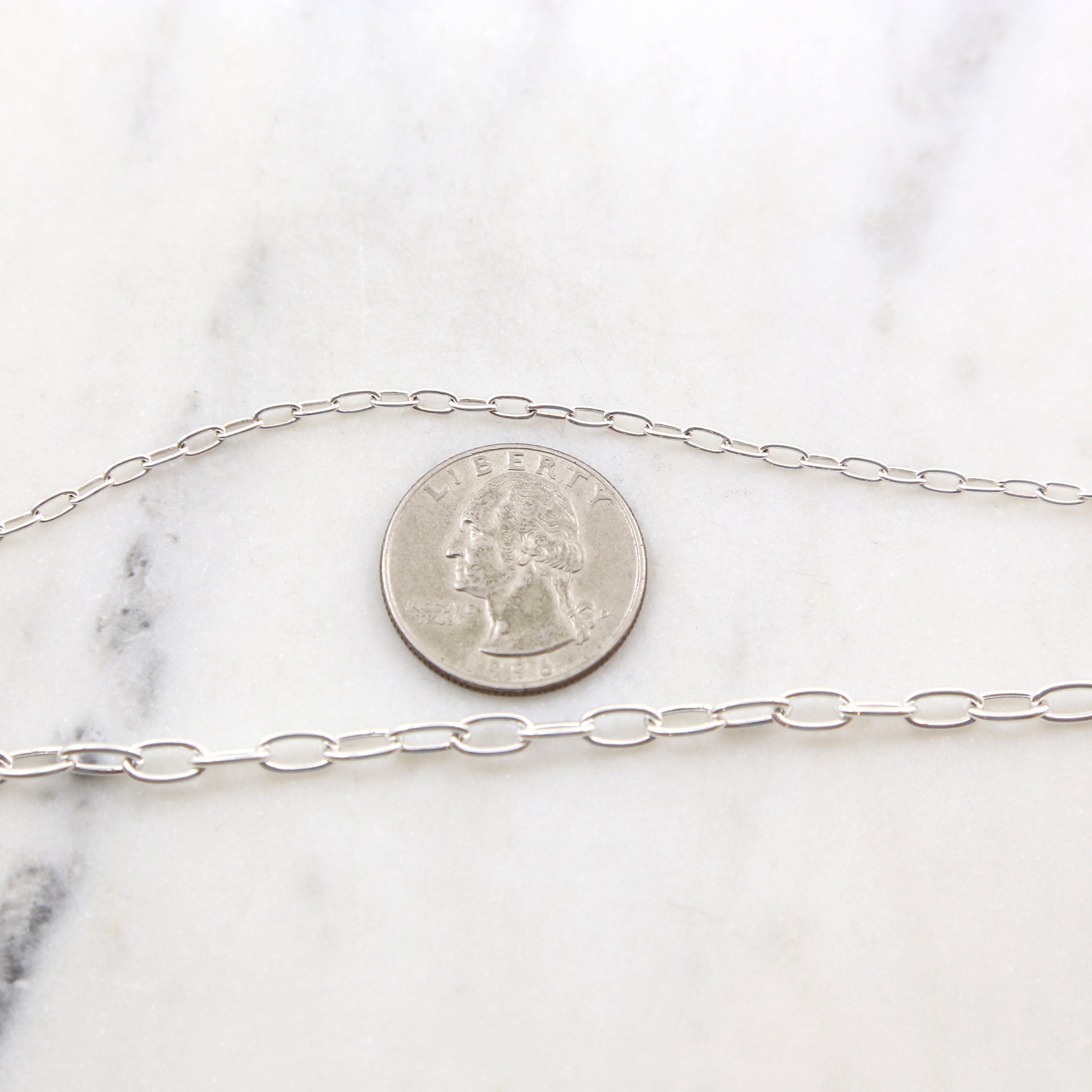 Rounded Oval Cable Chain Small or Large 8mm X 4mm 4.75mm X | Etsy