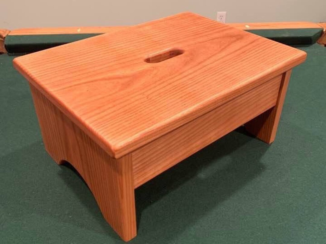 Solid Cherry Step Stool - Etsy