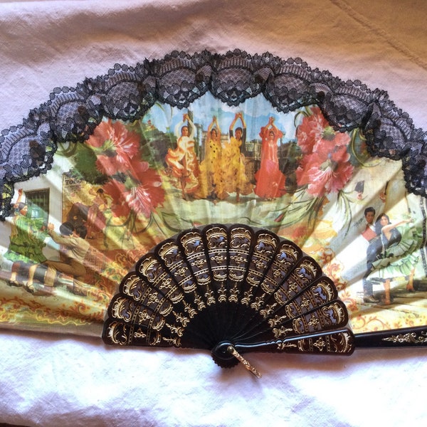 Spanish Hand Fan - Etsy