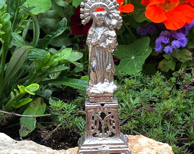 Vintage Virgin Mary & Child Jesus Statue. Nuestra Senora De Cura. Randa ...