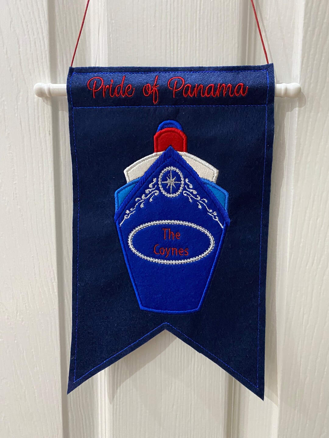 Personalised Cruise Line Inspired Stateroom Door Decor Bunting Banner ...
