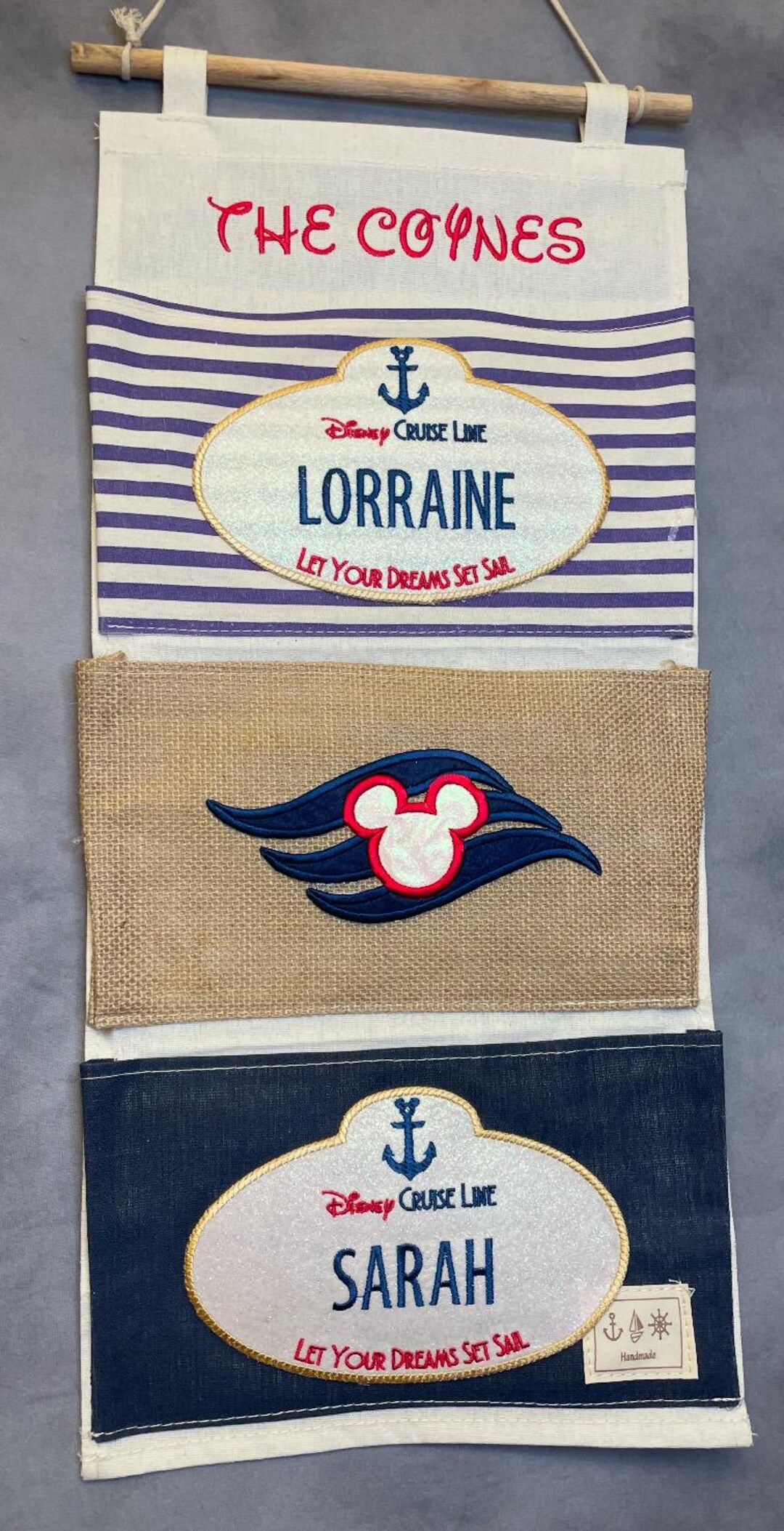 Personalised Embroidered Disney Cruise Line Fish Extender Cast Member ...