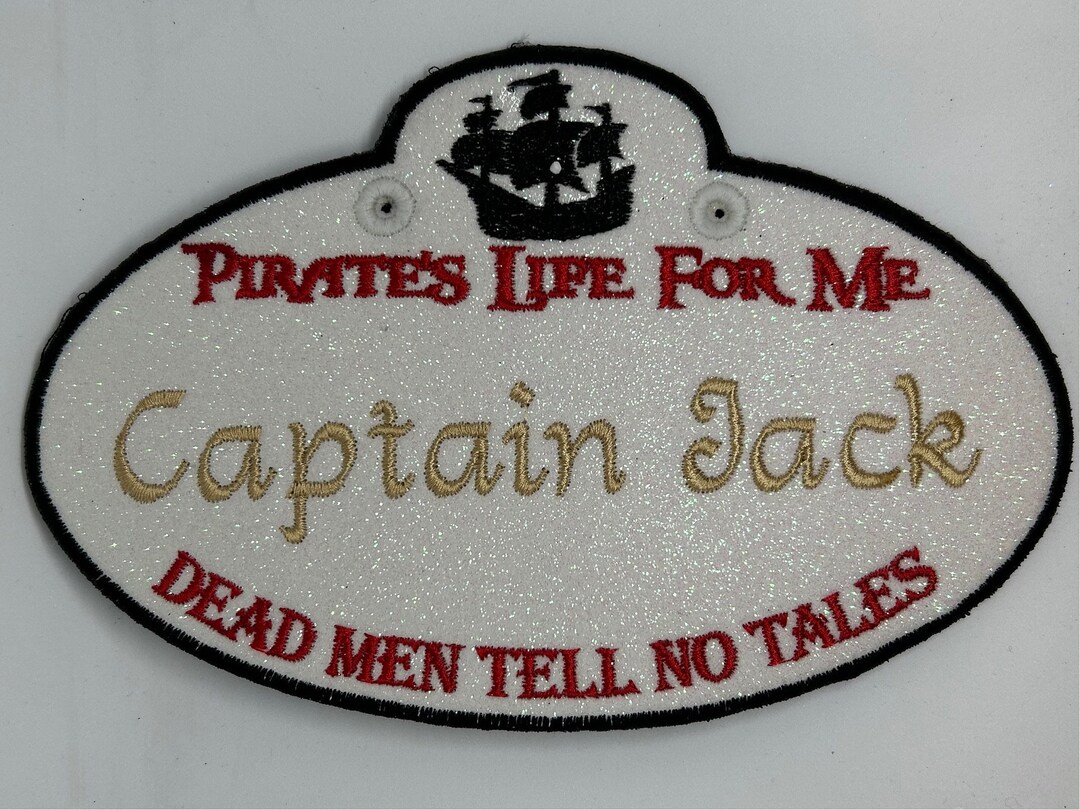 Personalised Walt Disney Pirates of the Caribbean Embroidered Pram ...