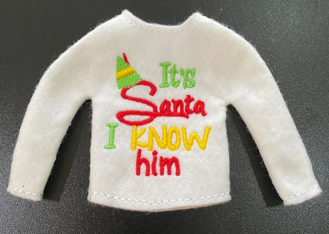 Christmas ELF Sweater Jumper Handmade Lots of Designs Can Be ...