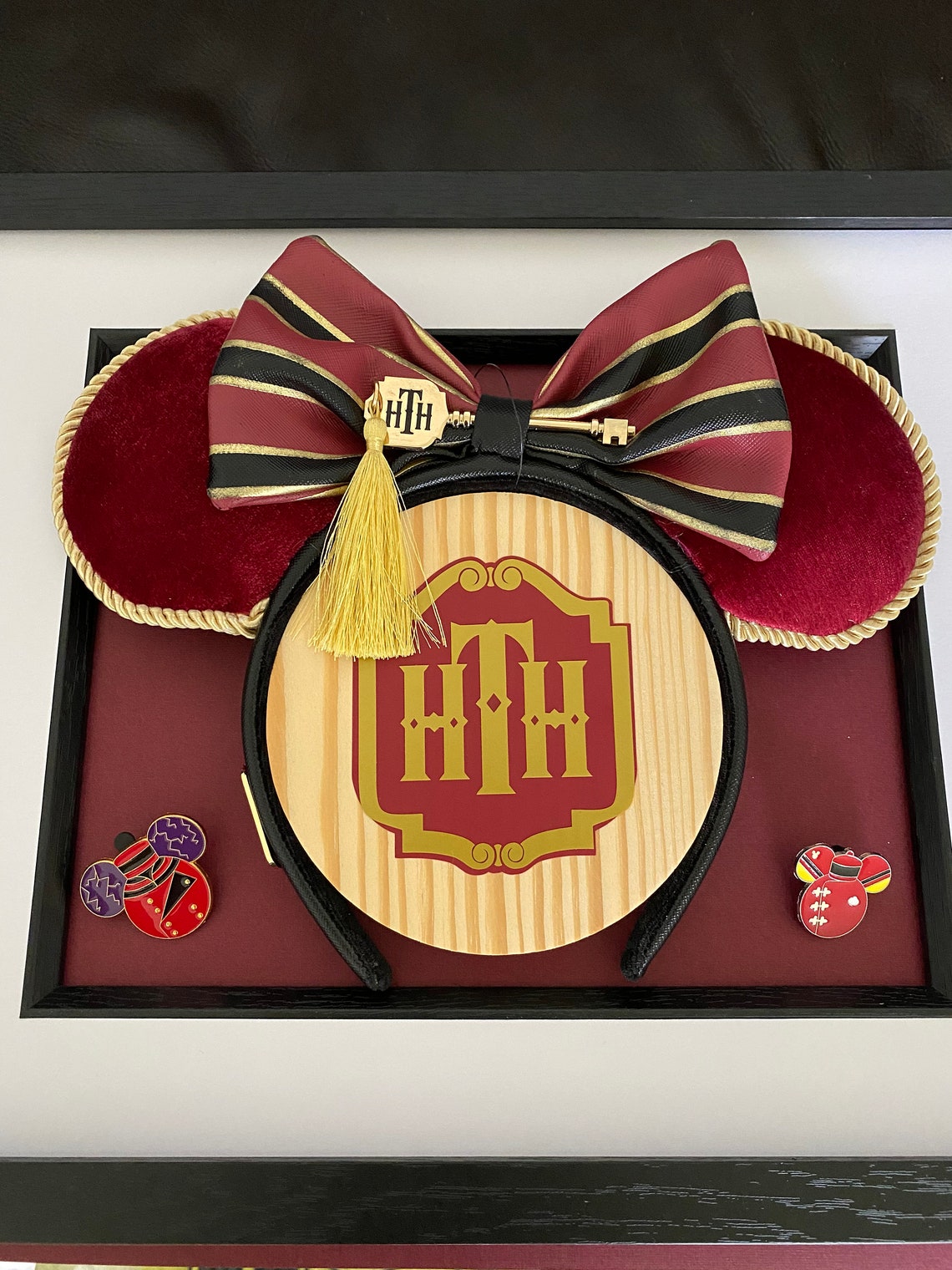 Disney Mickey Minnie Mouse Ear Display Custom Made Wall | Etsy