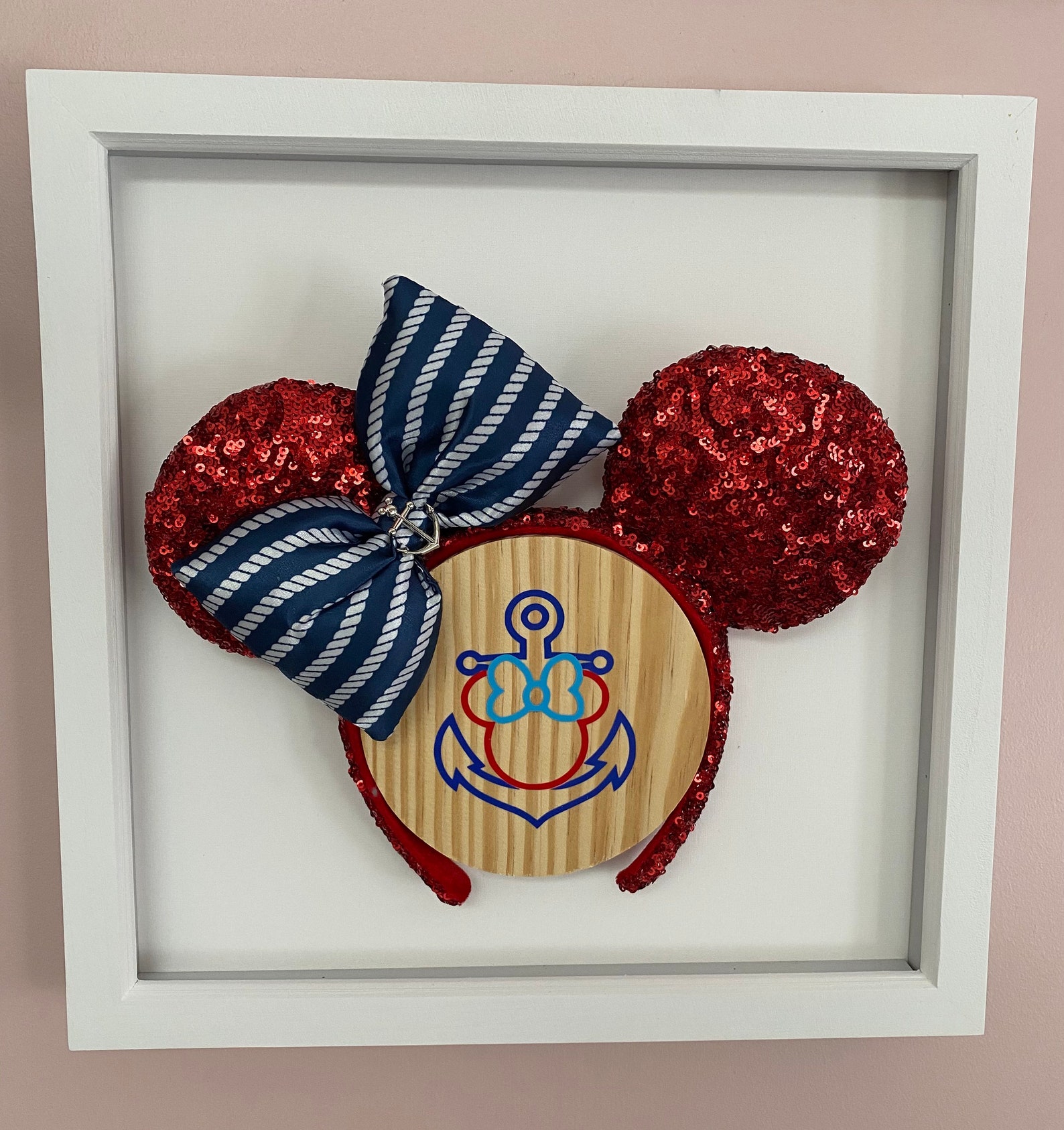 Disney Mickey Minnie Mouse Ear Display Custom Made Wall - Etsy Israel