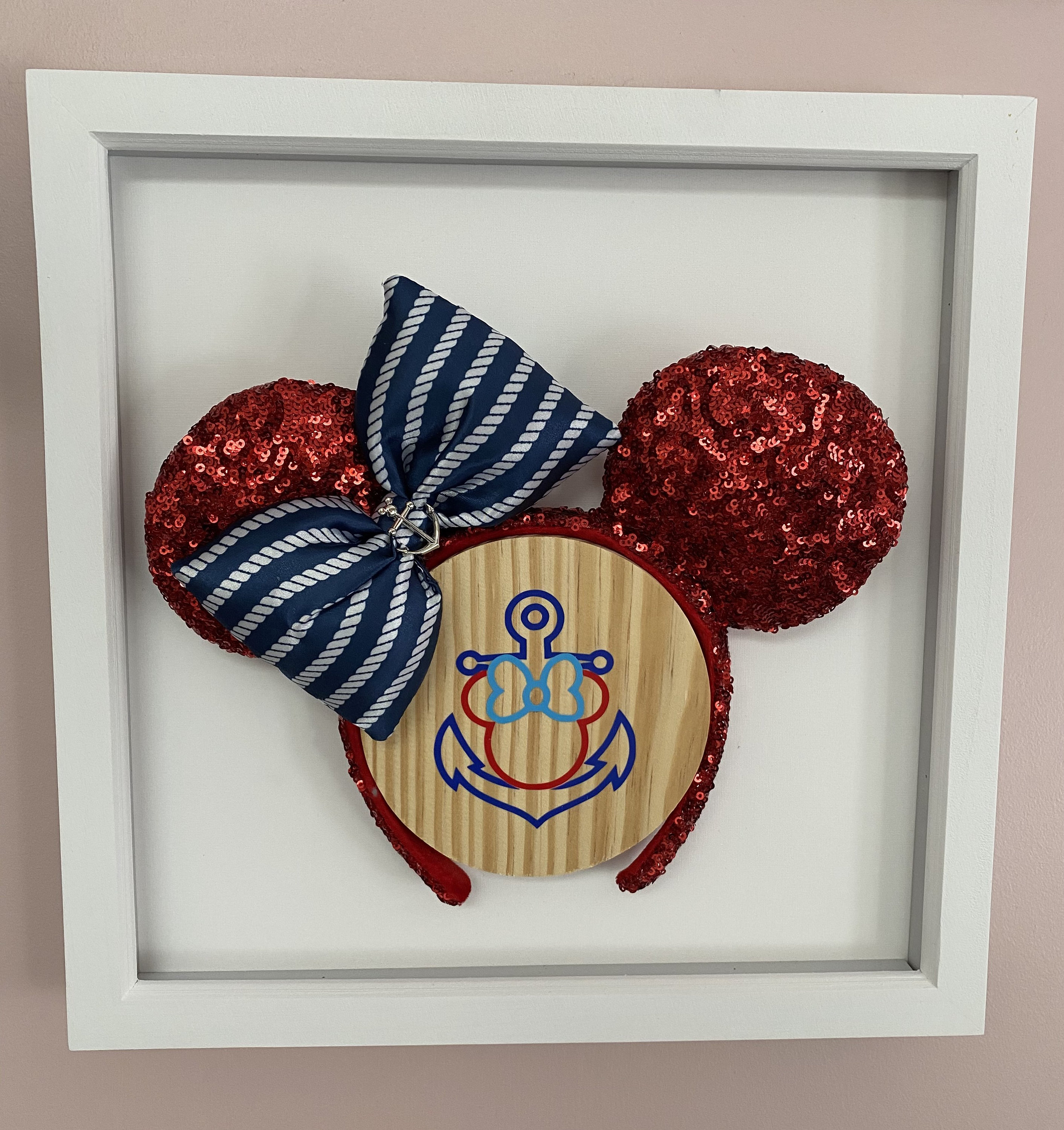 Disney Mickey Minnie Mouse Ear Display Custom Made Wall - Etsy UK