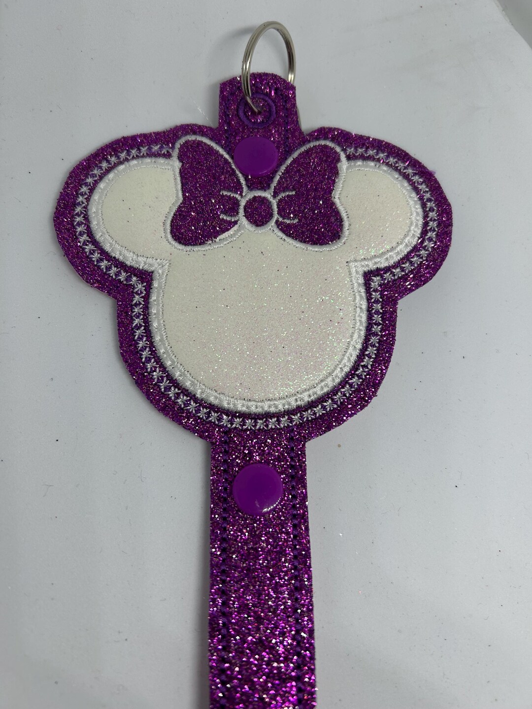 Disney Minnie Mouse Inspired Glitter Headband Ear Sunglasses Holder ...