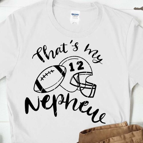 Football Nephew SVG Files for Cricut and Cameo Silhouette. | Etsy