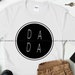 Dada Word Monogram Circle Frame Svg Files for Circuit and Silhouette ...