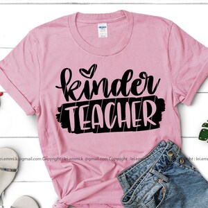 Kinder Teacher Svg, Kindergarten Teacher Svg, Instant Download Svg,eps ...