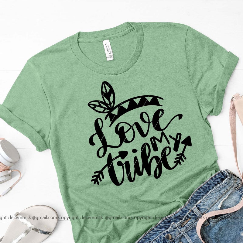 Love My Tribe Svg - Etsy