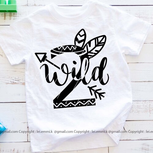 Two Wild Svg File for Cricut 2th Birthday Svg Two Years Old | Etsy