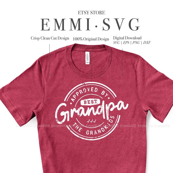 Best Grandpa Svg - Etsy