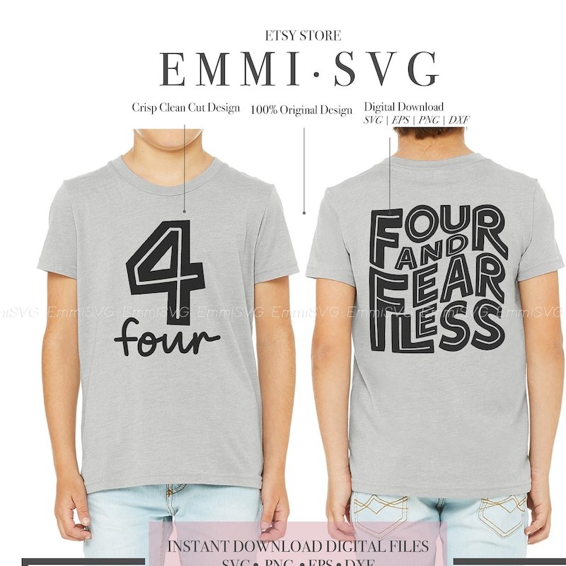 Four Year Old Svg - Etsy