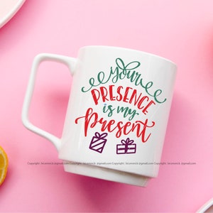 Your presence is my present svg for cricut and silhouette | Etsy