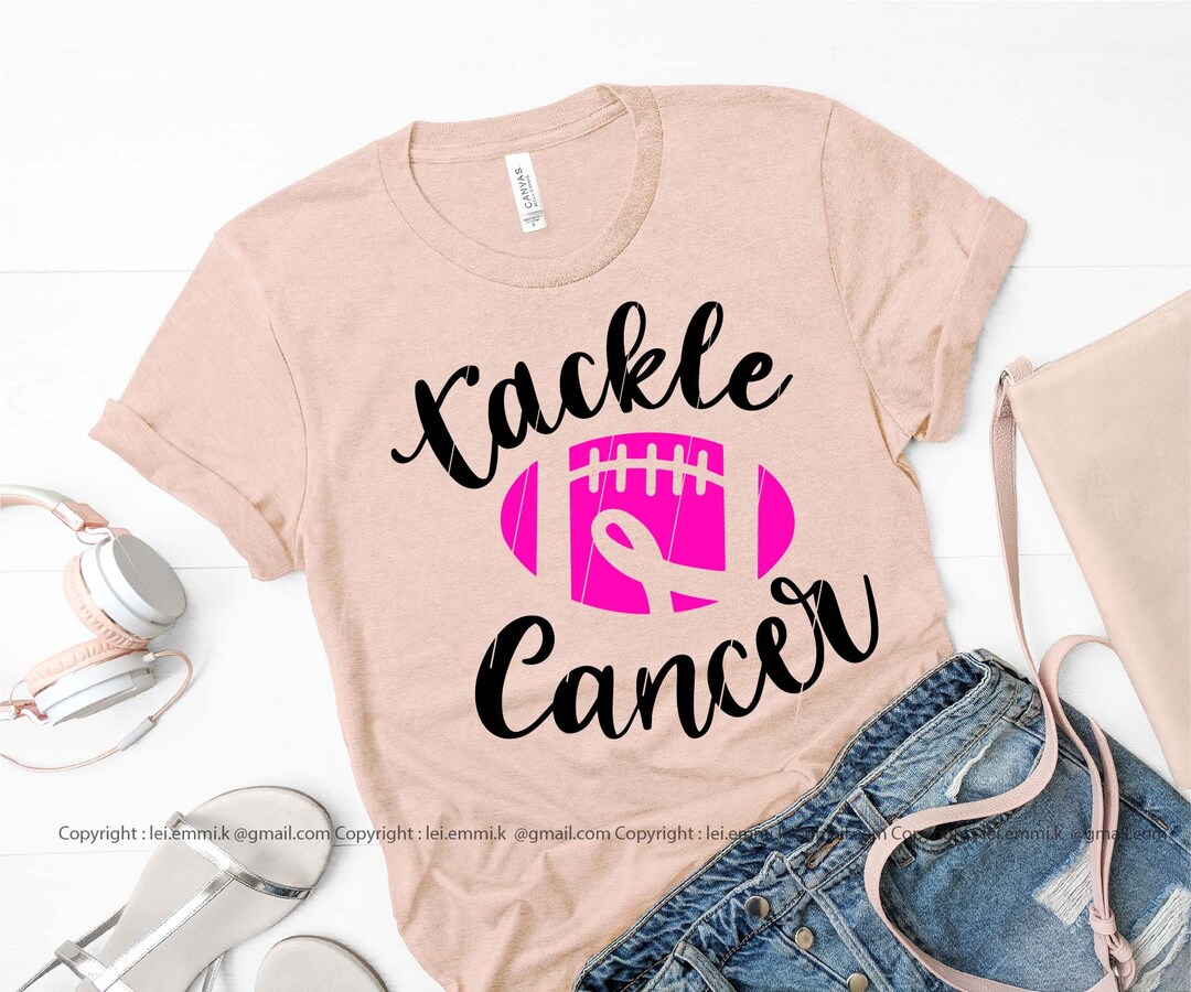 Tackle Cancer Svg for Cricut and Silhouette Cameo, Free Commercial for ...