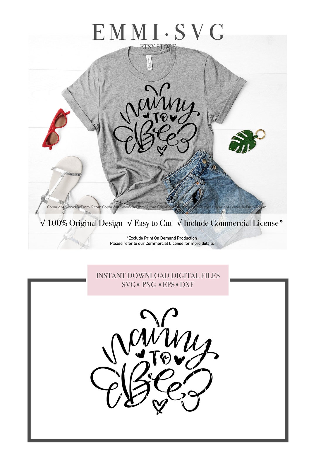 Nanny to Bee Svg, Grandma to Be Svg, First Time Grandma Svg, Nanny ...