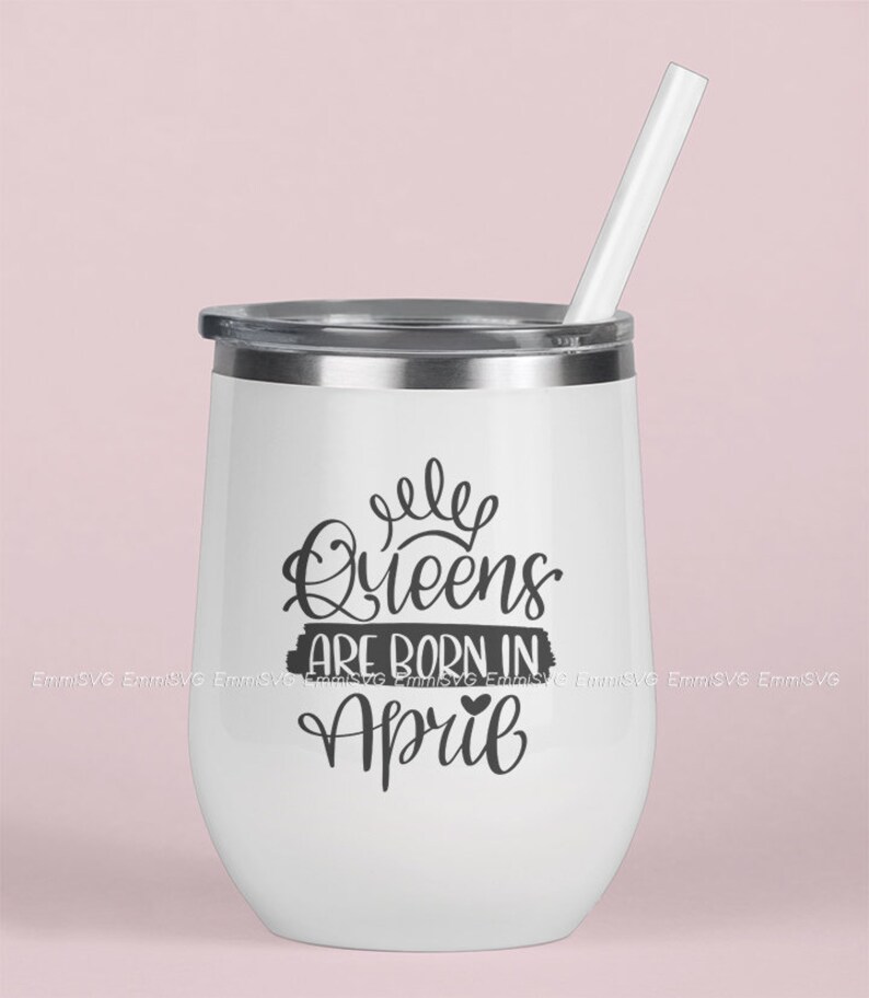 April Birthday Svg April Girl Svg Instant Download Files | Etsy