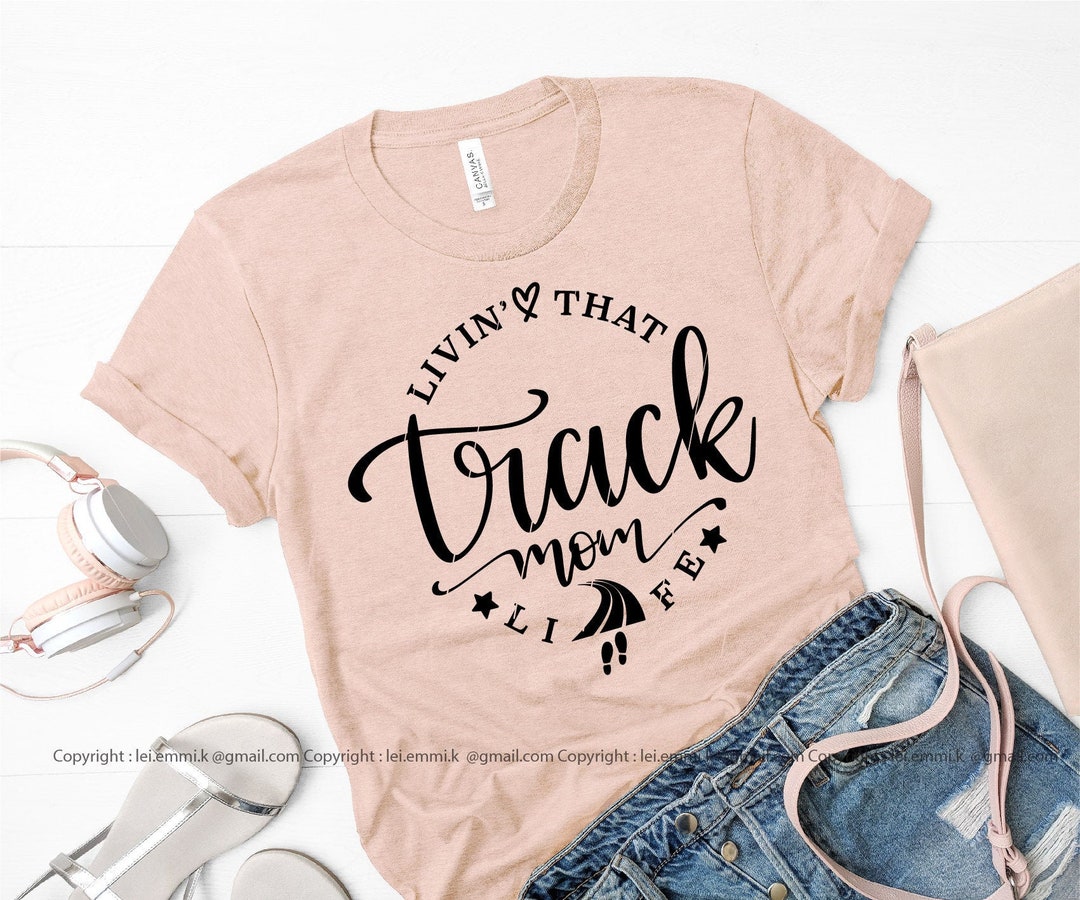 Track Mom Svg for Cricut and Silhouette Cameo, Sports Mom, Free ...
