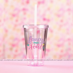 Fancy and Four, 4th Birthday Svg, Fourth Birthday Svg, 4 Years Old ...