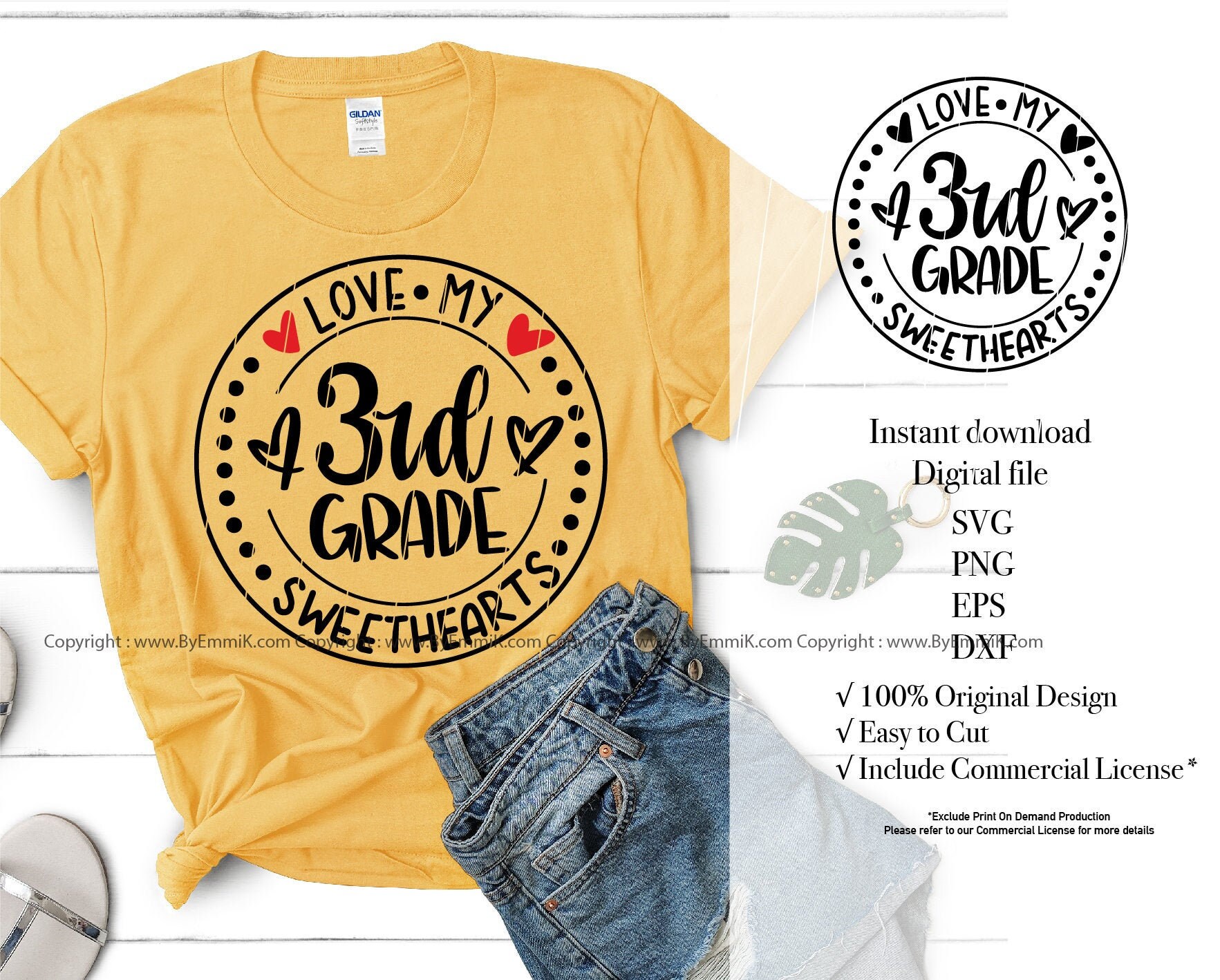 Third Grade Teacher SVG PNG 3rd Grade Teacher Svg Png Back - Etsy