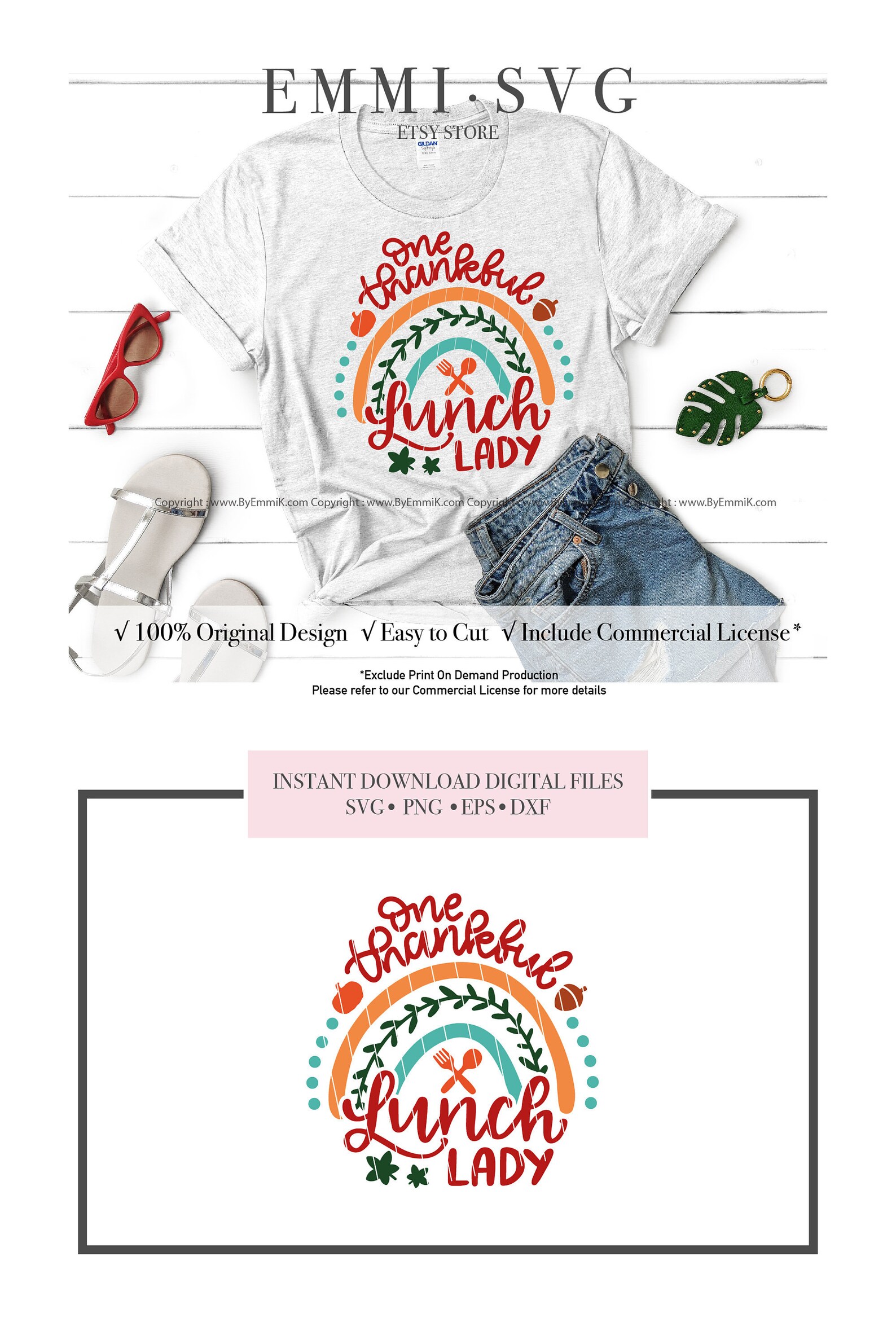 One Thankful Lunch Lady Svg Thanksgiving Lunch Lady Svg Etsy