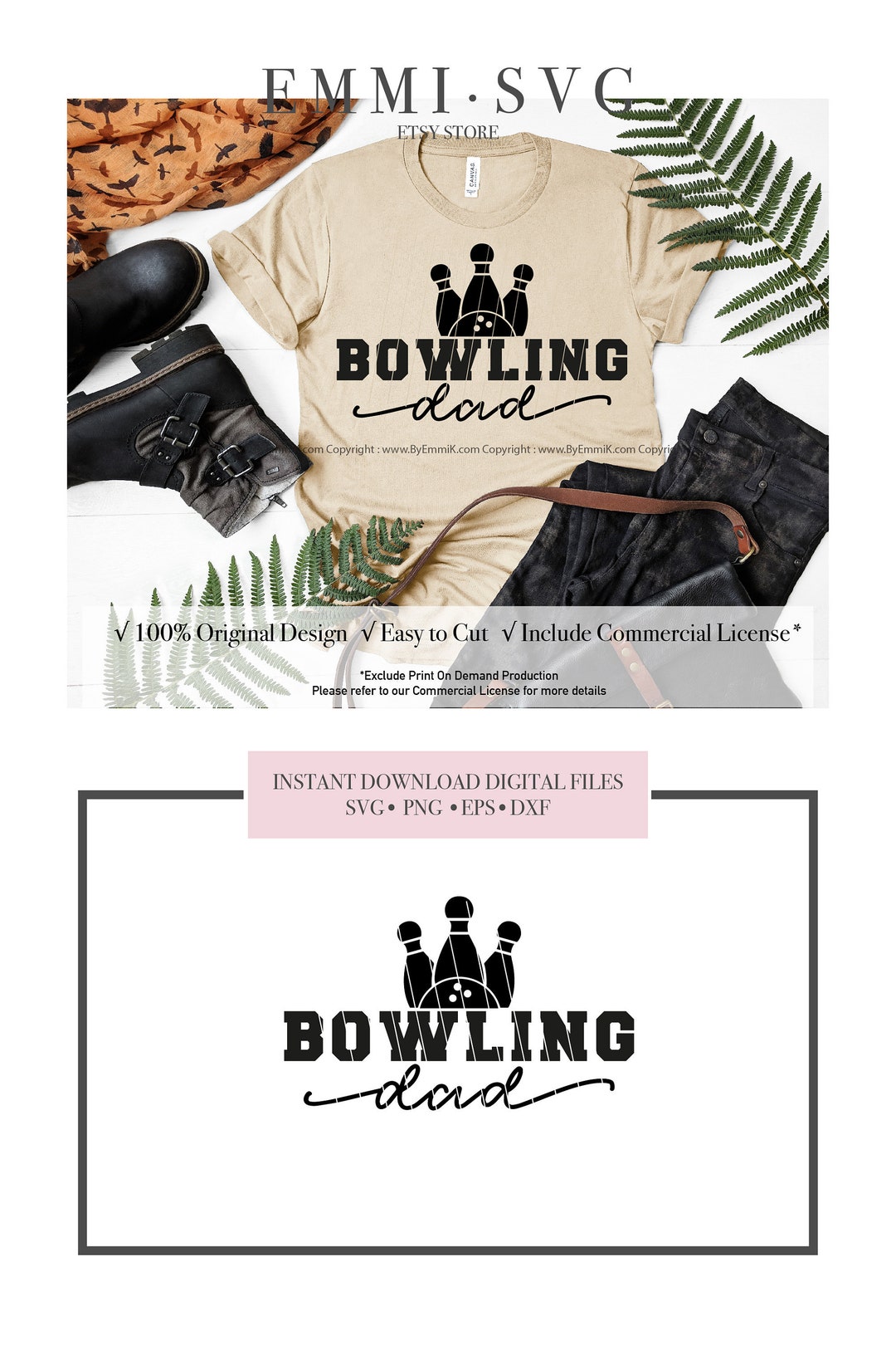 Bowling Dad Svg, Sports Dad Svg, Loud and Proud Dad, Gift for Dad, Game ...