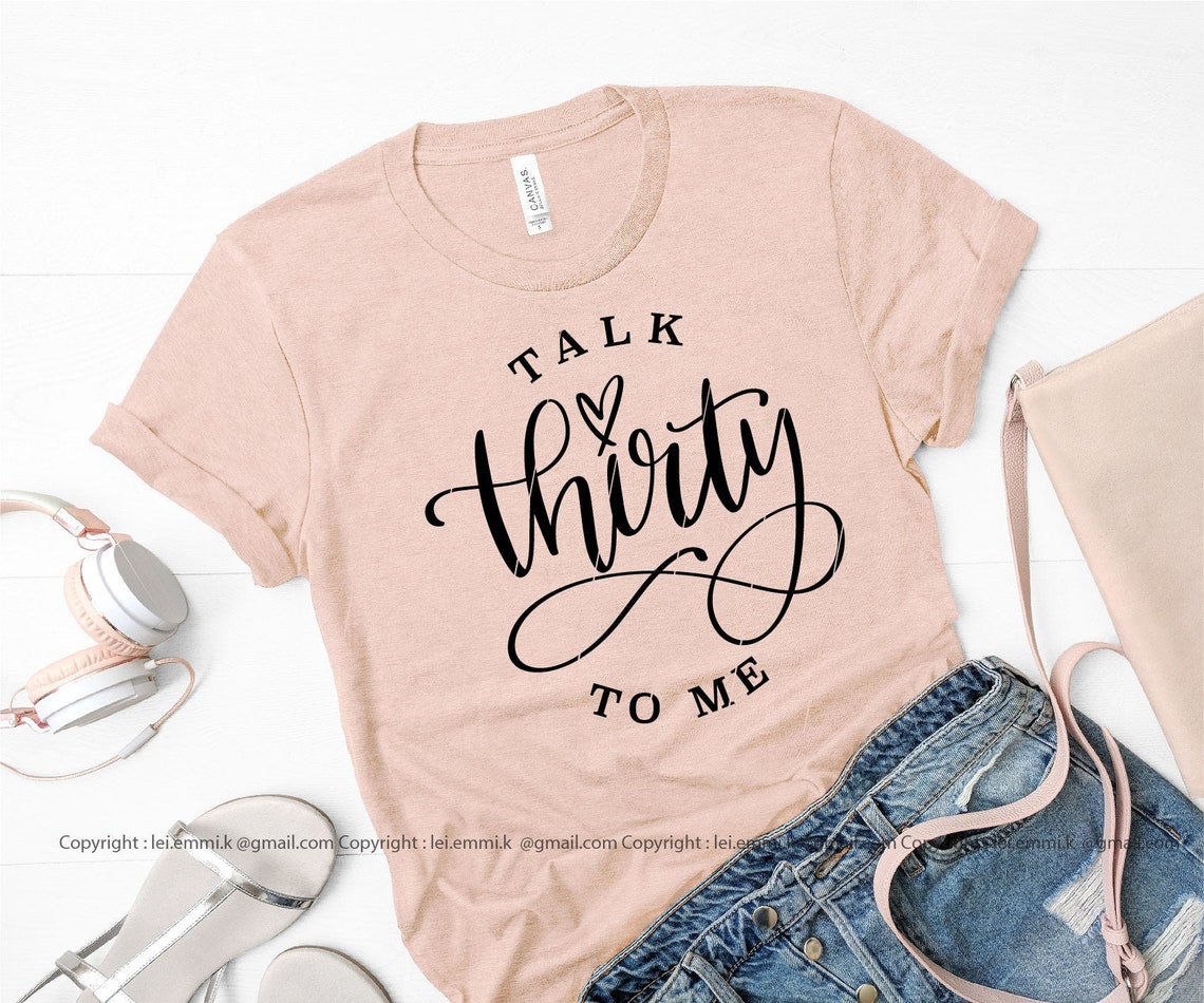 Thirty Birthday Svg 30th Birthday Svg for Cricut Silhouette - Etsy